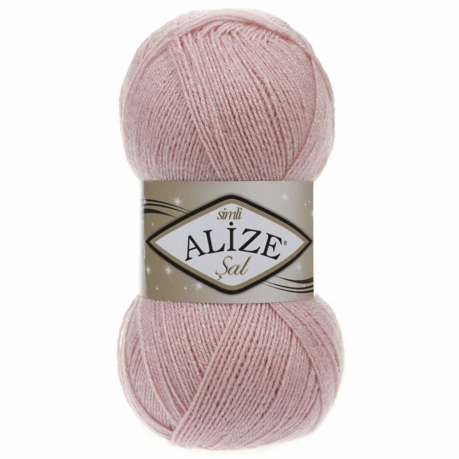 Пряжа Alize SAL SIMLI 161 пудра (5 мотков)