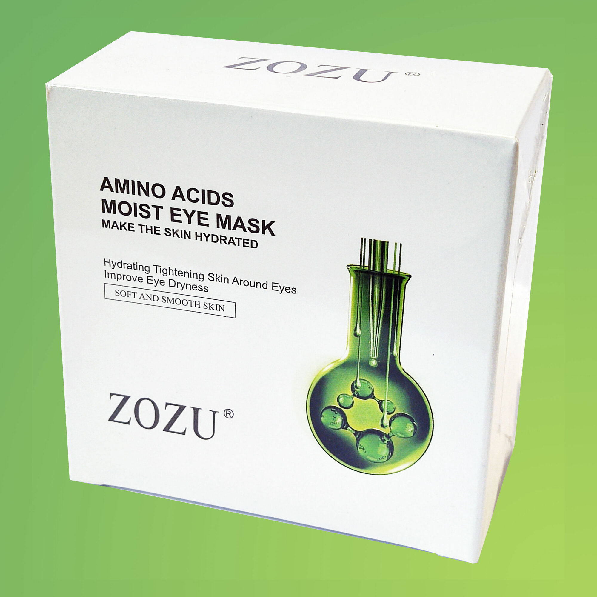 Гидрогелевые патчи для глаз ZOZU с аминокислотами, увлажняющие, подтягивающие, 60 штук