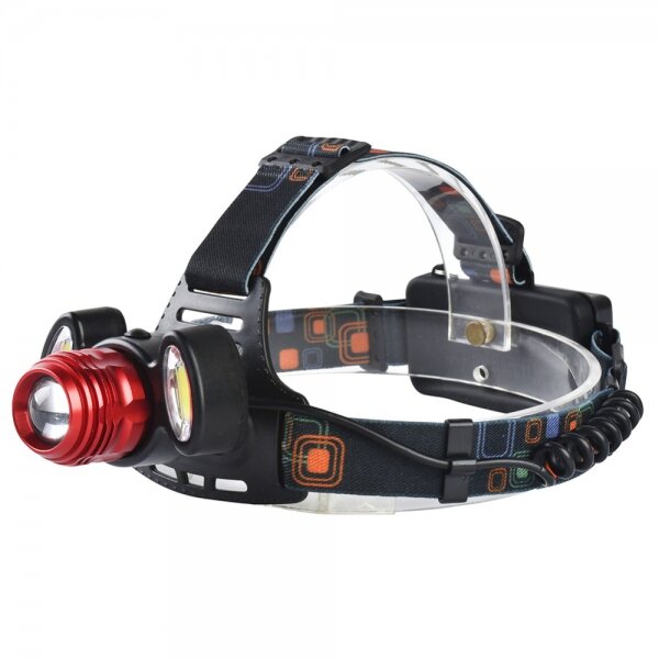 Фонарь налобный Патриот PT-FLG02 (3L, 2*18650, ZOOM)