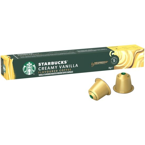 Кофе в капсулах Starbucks Nespresso Creamy vanilla, 10 шт.
