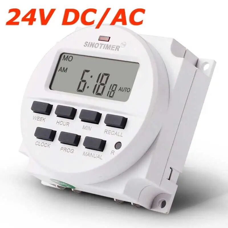 SINOTIMER 7-дневный программируемый таймер TM618N-2 24V