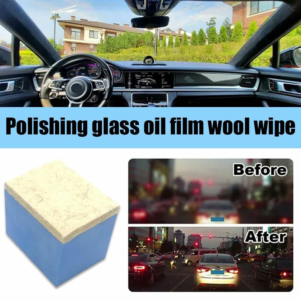 Губка автомобильная/Шерстяная войлочная губка, 2 шт