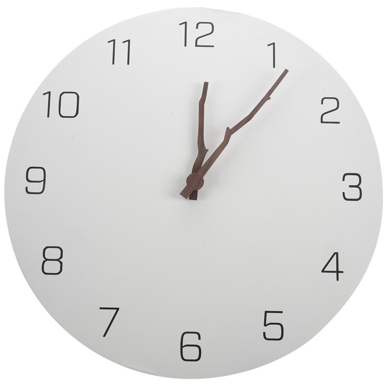 Деревянные настенные часы ple Современный дизайн для гостиной ic Короткие деревянные часы We Wall Watch Home Decor Silent