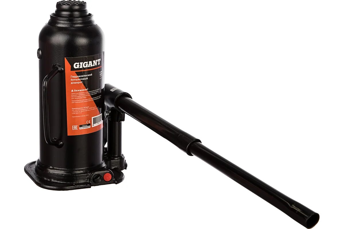 Гидравлический бутылочный домкрат Gigant HBJ-12 12 т, подхват 230 мм