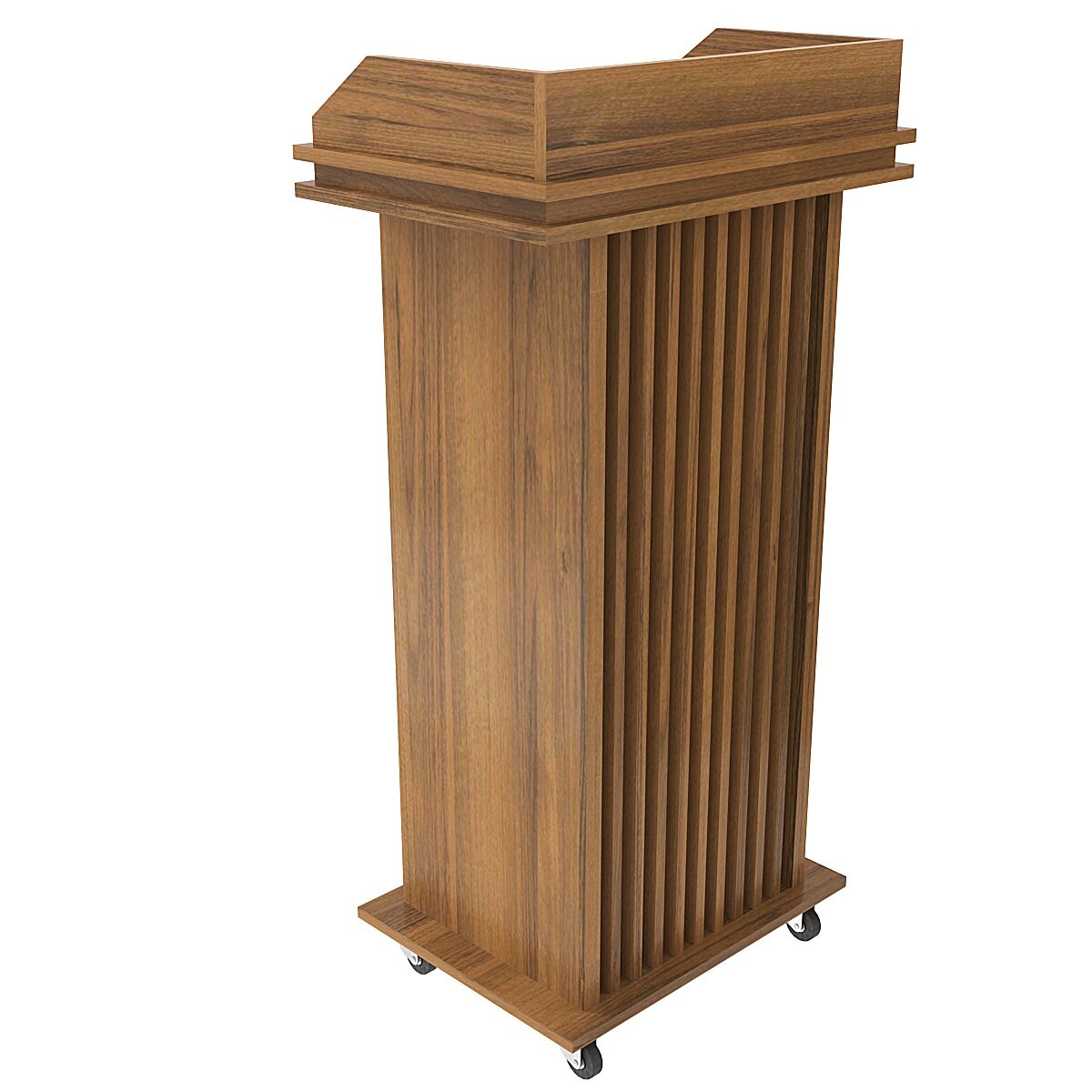 Трибуна-кафедра для выступлений Конференс №16-П (передвижная), Орех. Производитель товара - компания ТОБ.