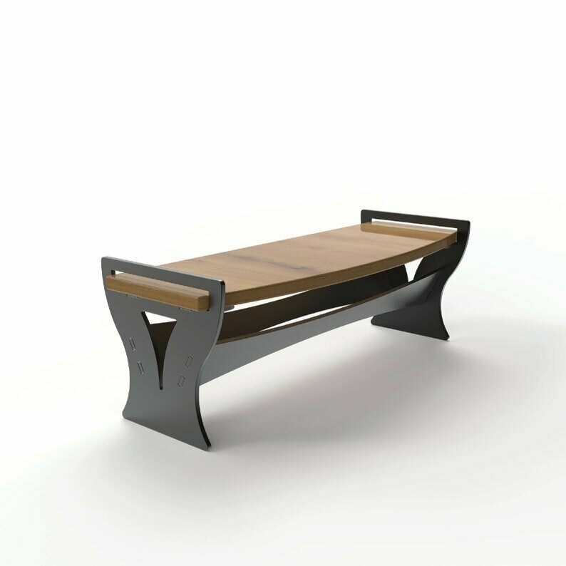 Металлическая скамейка для дома и дачи , скамья садовая, лавочка из металла