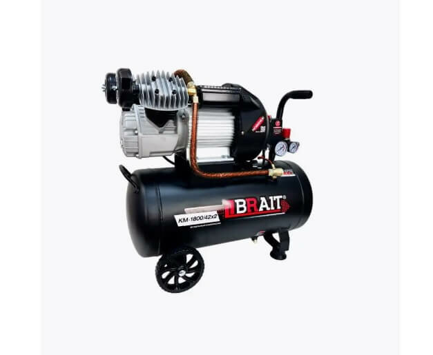 Компрессор Brait KM-1800/42Х2 42л 300л/мин 1,8кВт