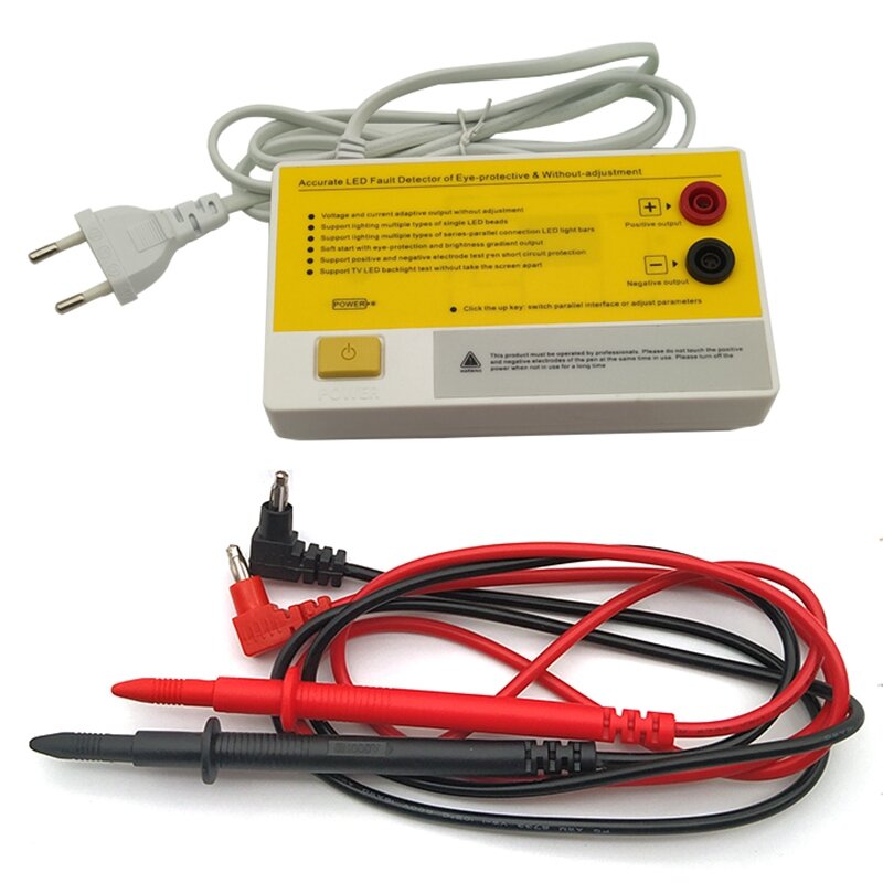 Тестер светодиодов, инструмент для проверки ремонта ламп, разборка телевизора, тестер полос подсветки, инструмент для проверки световых полос, вилка ЕС