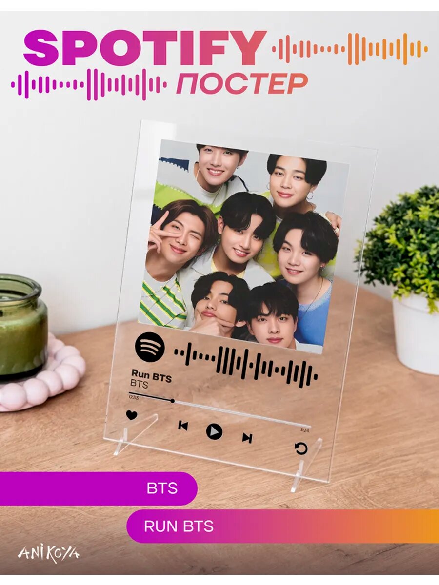Spotify постер BTS Rub BTS