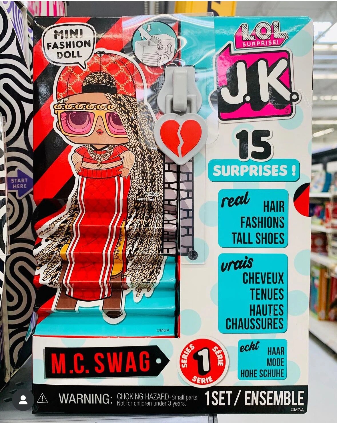 LOL Surprise! Doll JK Zipper Set M.C.SWAG
