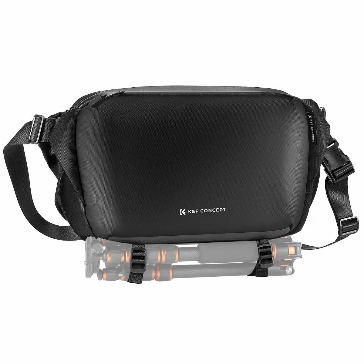 Большая плечевая сумка-слинг для фотоаппарата K&F Concept Alpha Sling Bag 12L
