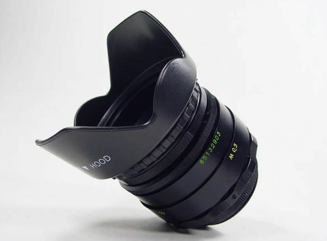 Объектив полнокадровый, с крученым боке. Комплект. Гелиос 44-2 f/2 58мм М42 Canon EF