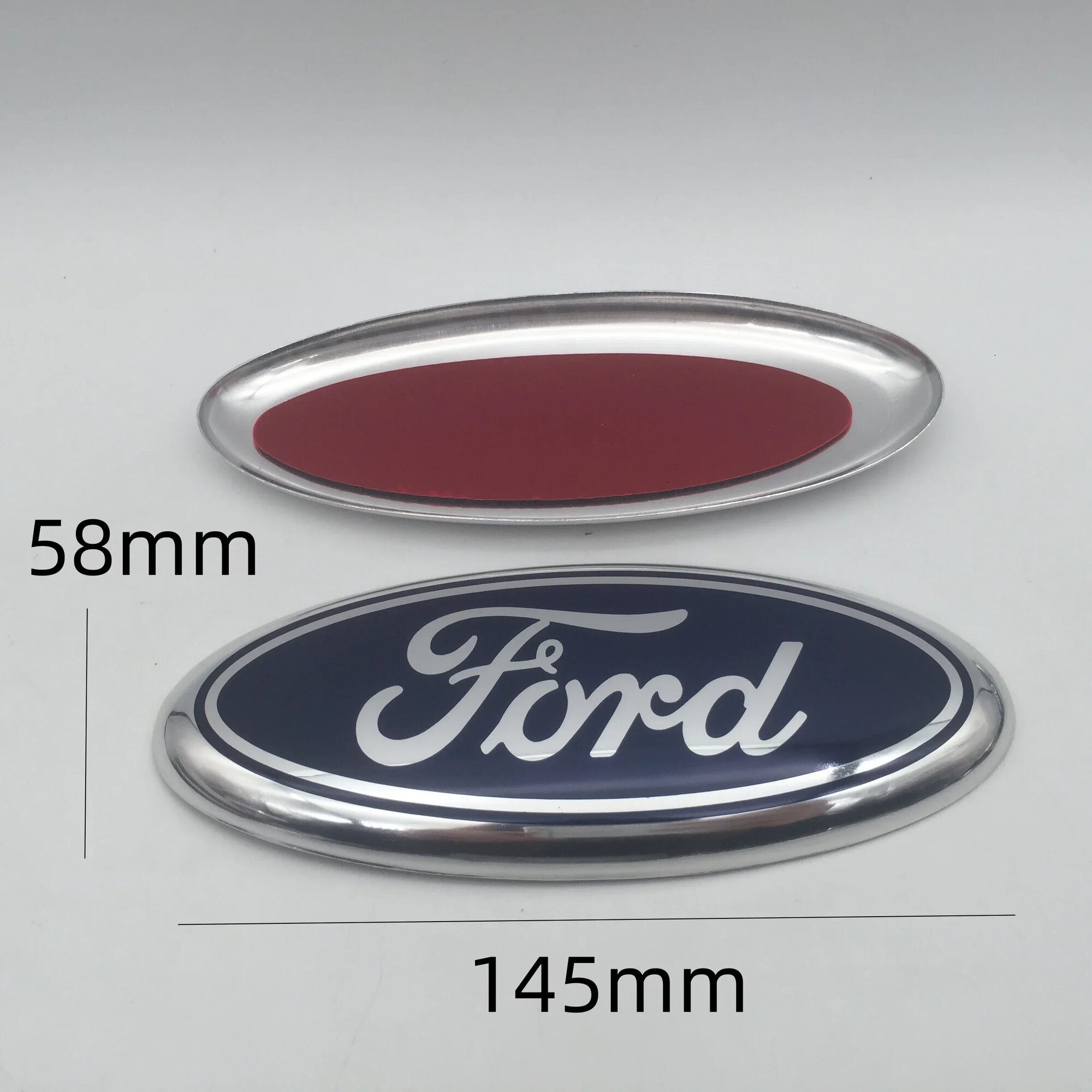 Эмблема Ford синяя 145mmx58mm