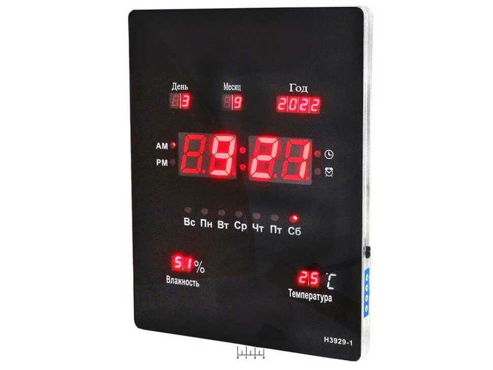 Часы цифровые Орбита OT-CLW07 красные