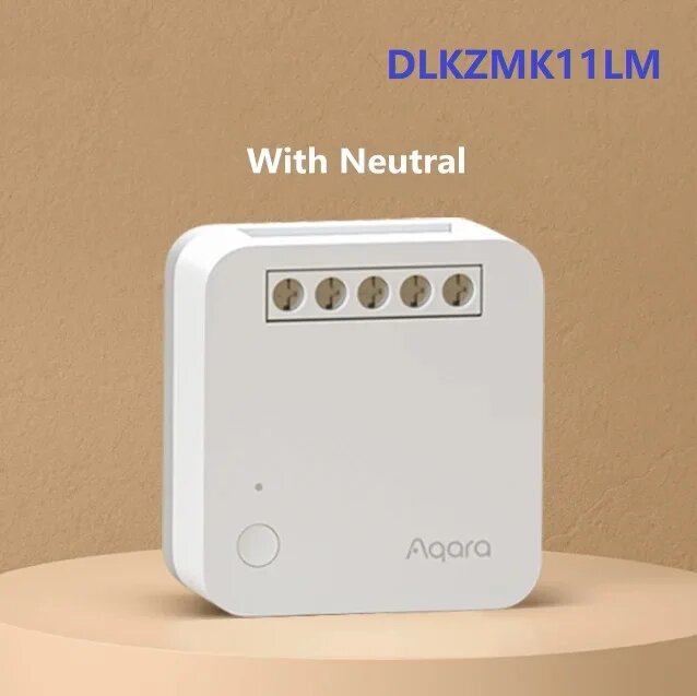 Реле Aqara T1 без нейтрального провода с нейтральным одноканальным управлением для умного дома