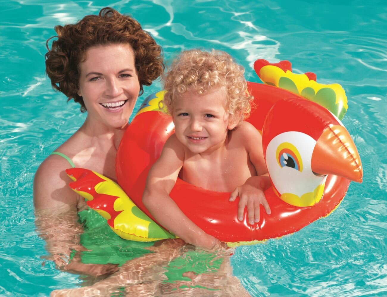 Детский надувной круг Попугай, 84х76 см, от 3 до 6 лет