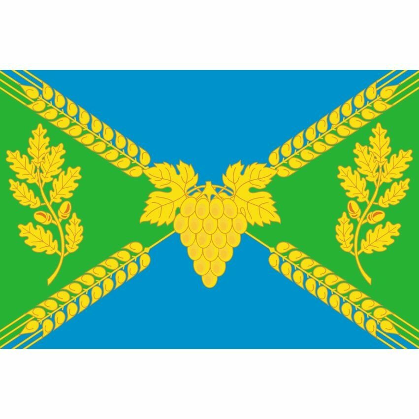 Флаг Молдаванского сельского поселения (Краснодарский край) 135x90 см.