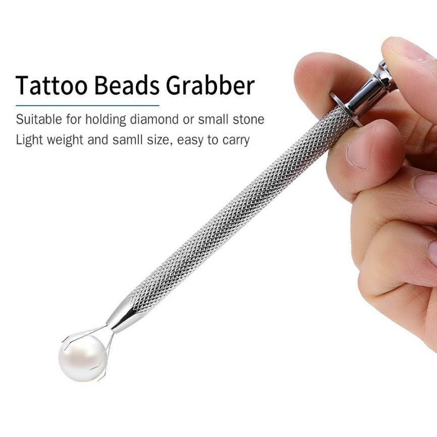 Татуировка бусина шарообразный захват нержавеющая сталь держатель бусины инструмент для пирсинга тела 4 когтя татуировка аксессуар