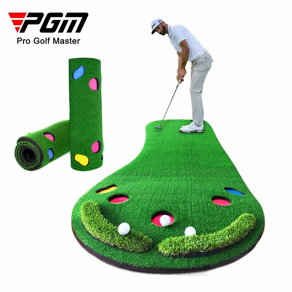 PGM GL002 Крытый тренажер для игры в гольф, big feet mini green