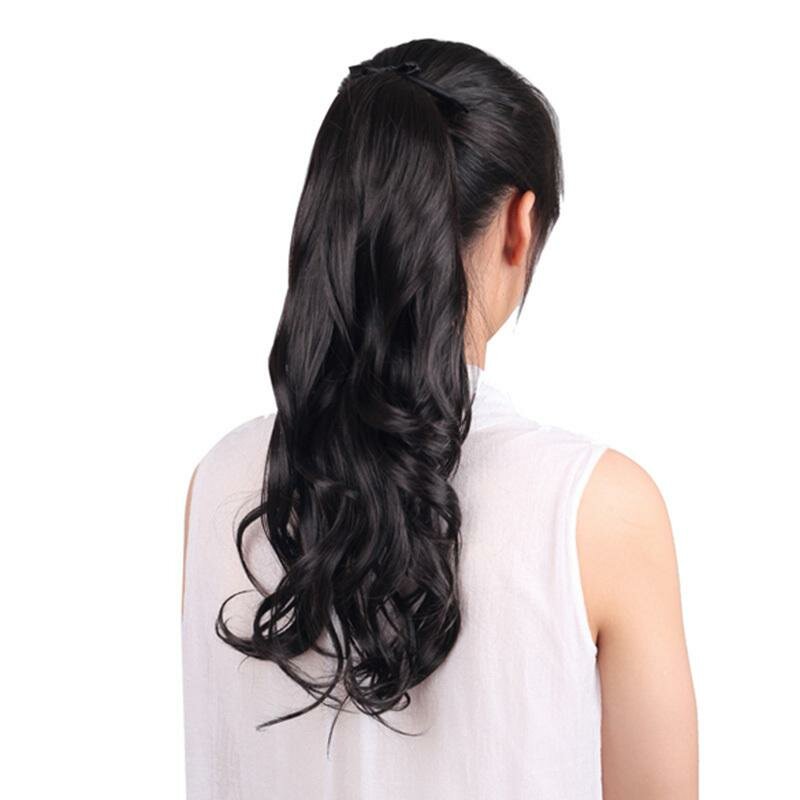 Женский длинный кудрявый парик с большим волнистым хвостиком для девушек и девушек, парики для наращивания волос