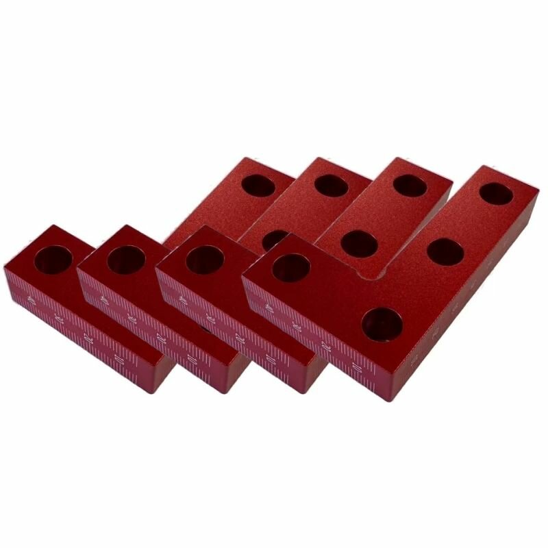 Уголок монтажный, 90 градусов, 8*4,9 см, (L-образный зажим), алюминиевый, набор 4 шт, арт. 4243