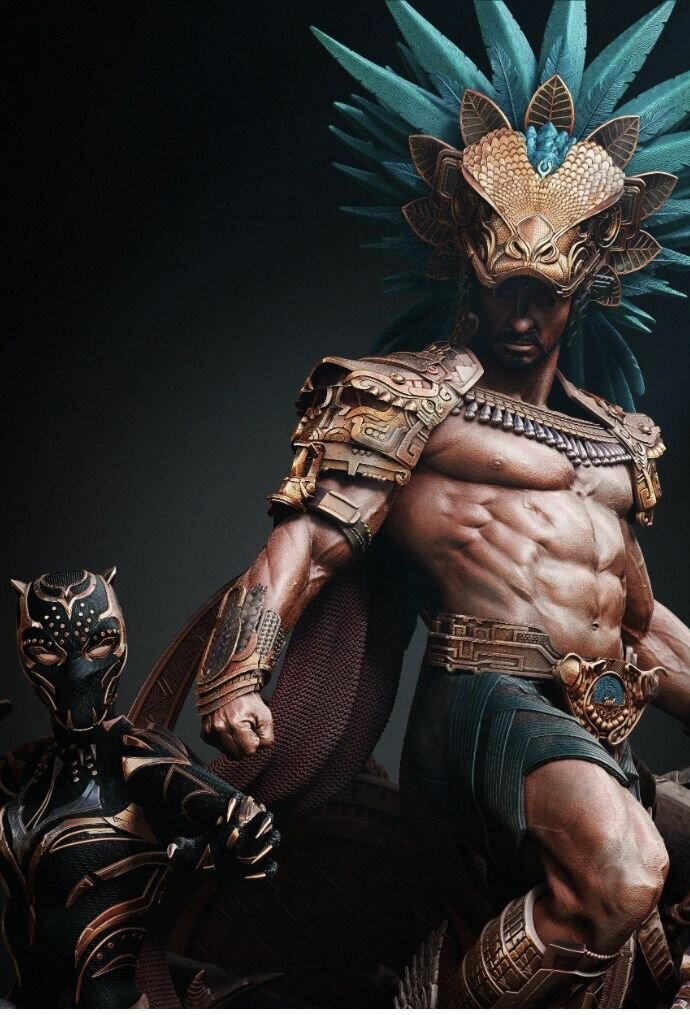 Статуэтка Злой Намор/Namor Black Panther фигурка 16 см под раскраску