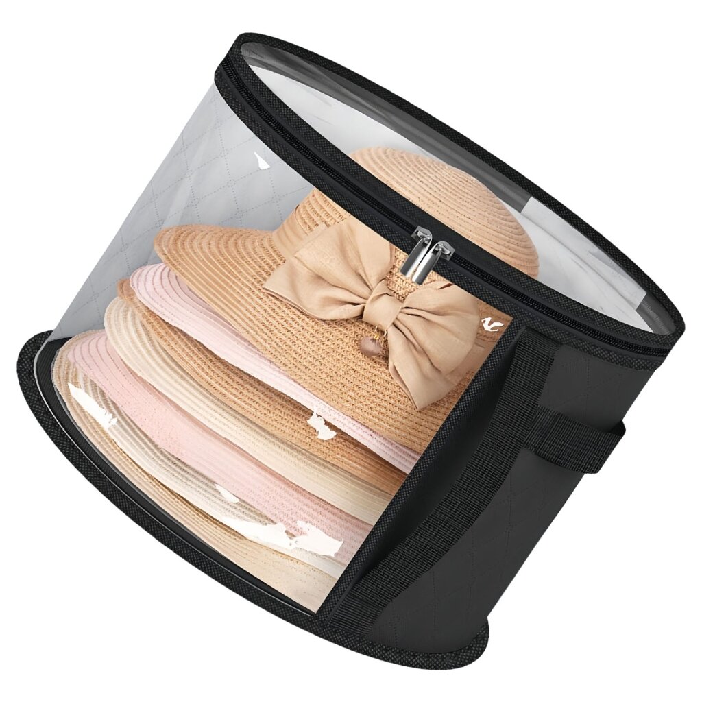 Компактное решение для хранения шляп, стильные черные или серые держатели для шляп, защищающие шляпы от пыли и влаги