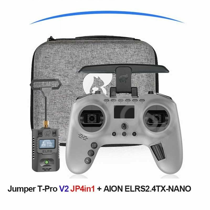 Прыжок T Pro V2 2.4G 1000 мВт ExpressLRS ELRS Модуль JP4in1 Контроллер радио датчик Холла Gimbals EdgeTX / OpenTX для RC БПЛА