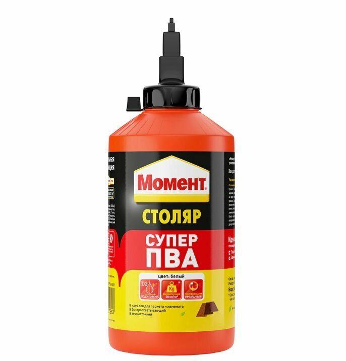 Клей ПВА Столяр Супер Момент 750 г