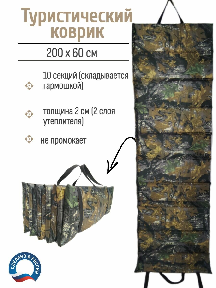 Коврик туристический