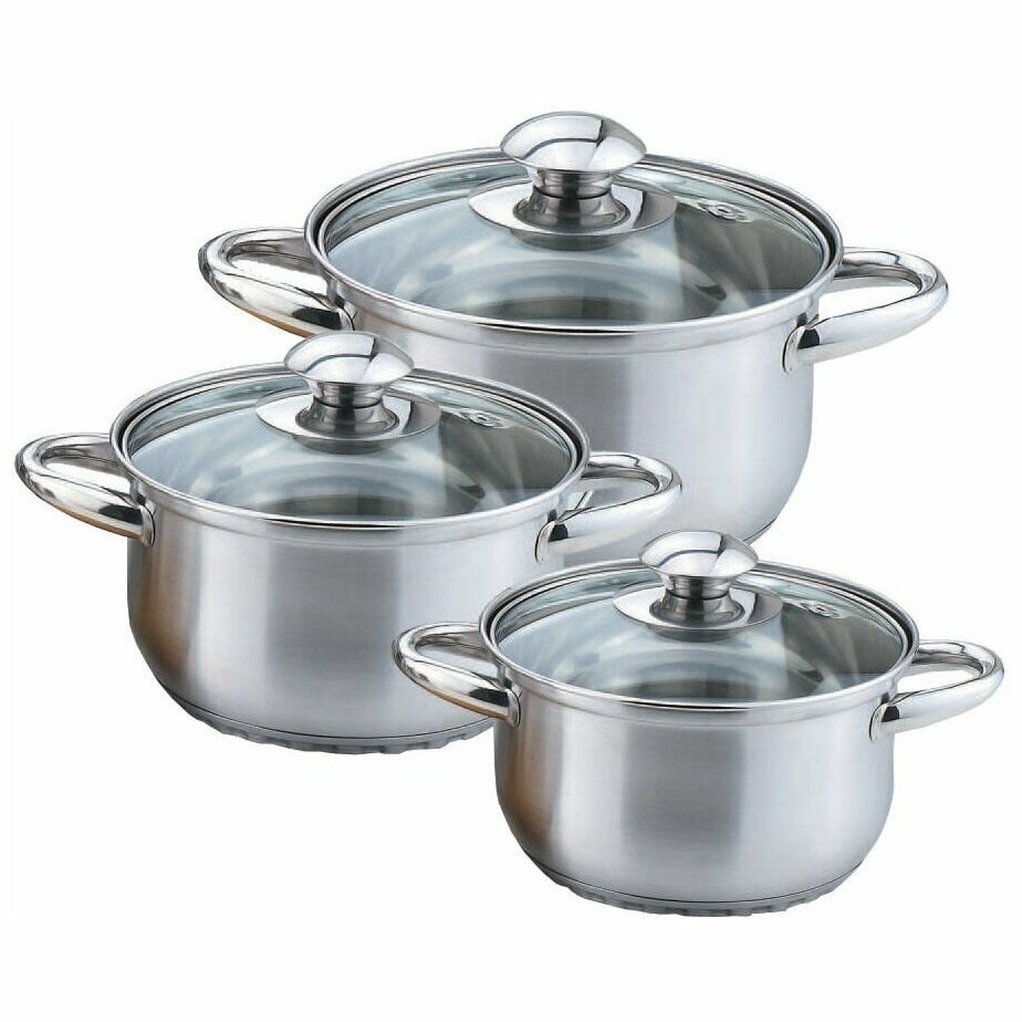 Набор кастрюль KL-4201 6 пред.