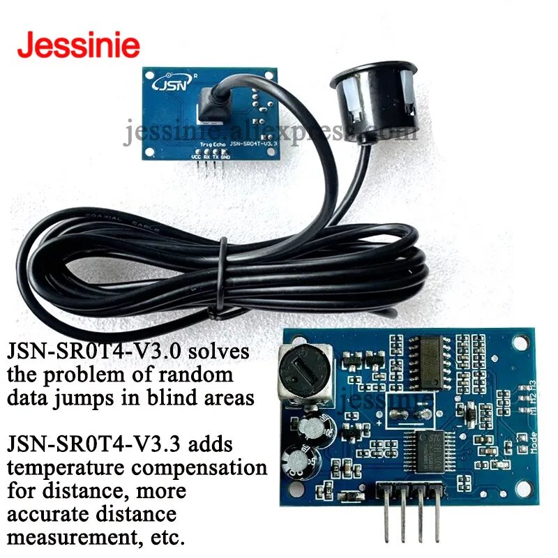 Водонепроницаемый ультразвуковой датчик JSN-SR04T JSN-SR04T set