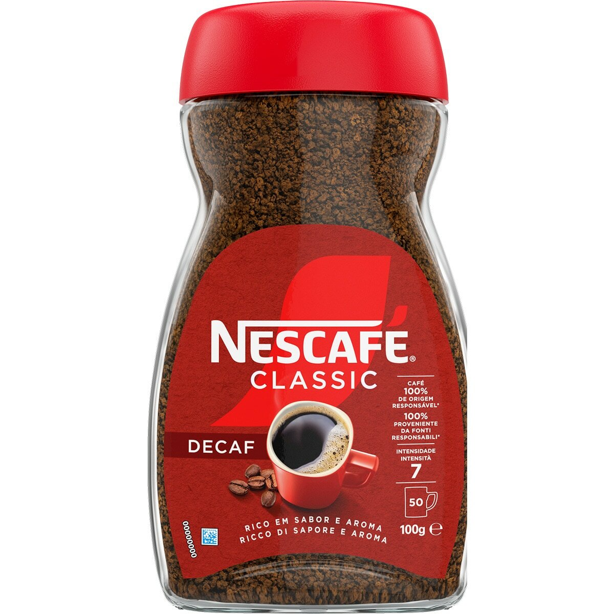 Кофе растворимый Nescafe Classic Decaf, 100 г