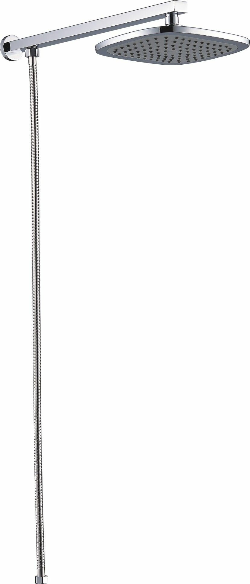 Душевой гарнитур Potato P3500-5 без смесителя, верхний душ, хром