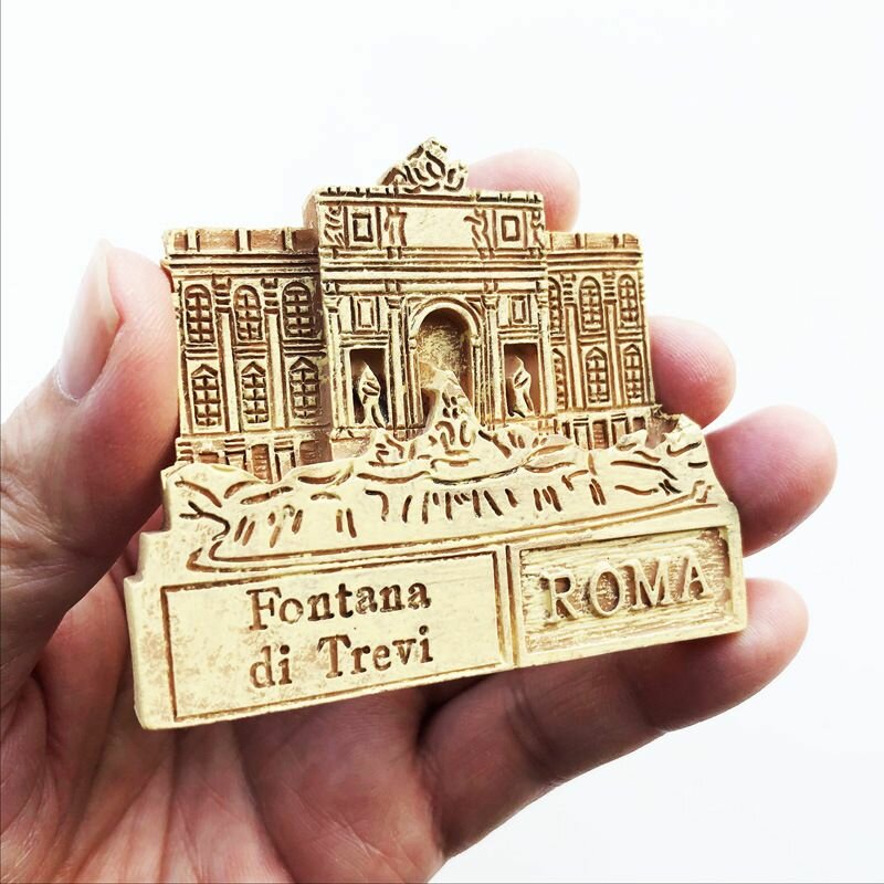 Римская Треви, Италия, туристический сувенир, декор, магнит на холодильник