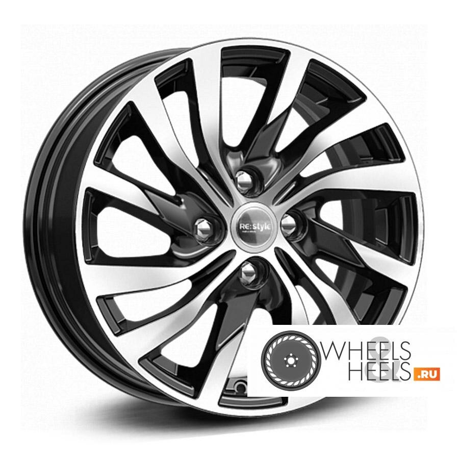 Диск автомобильный литой iFree Original Rio II КС882 15x6 4x100 et46 dia54.1 Черный с полированной лицевой поверхностью