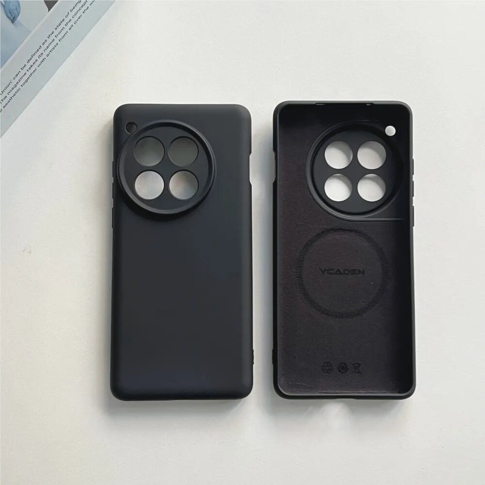 Черный силиконовый чехол OnePlus Ace 5 Pro MagSafe
