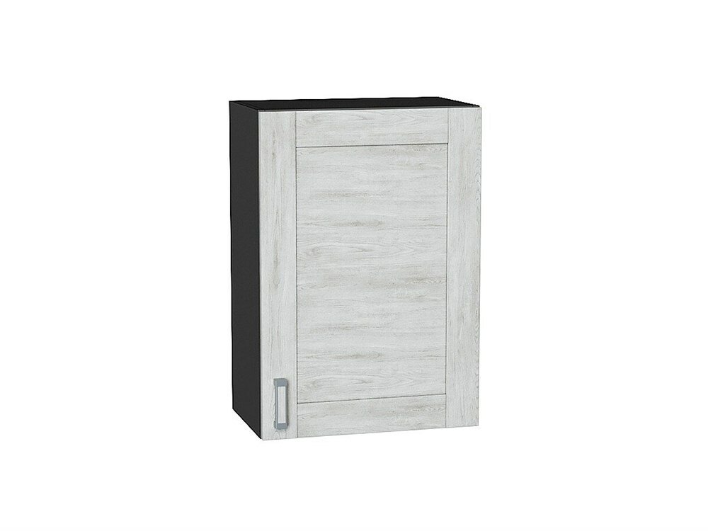 VVT Шкаф верхний с 1-ой дверцей Лофт Graphite, Nordic Oak, 720, 500 В*Ш*Г 716*500*320, фасад МДФ Nordic Oak, корпус Graphite Nordic Oak