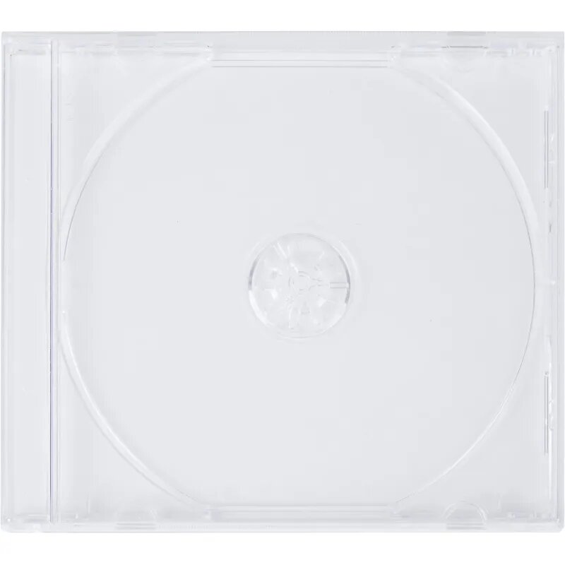 Бокс для CD дисков один. прозр. CDB-jb-T 10шт в уп 2192482