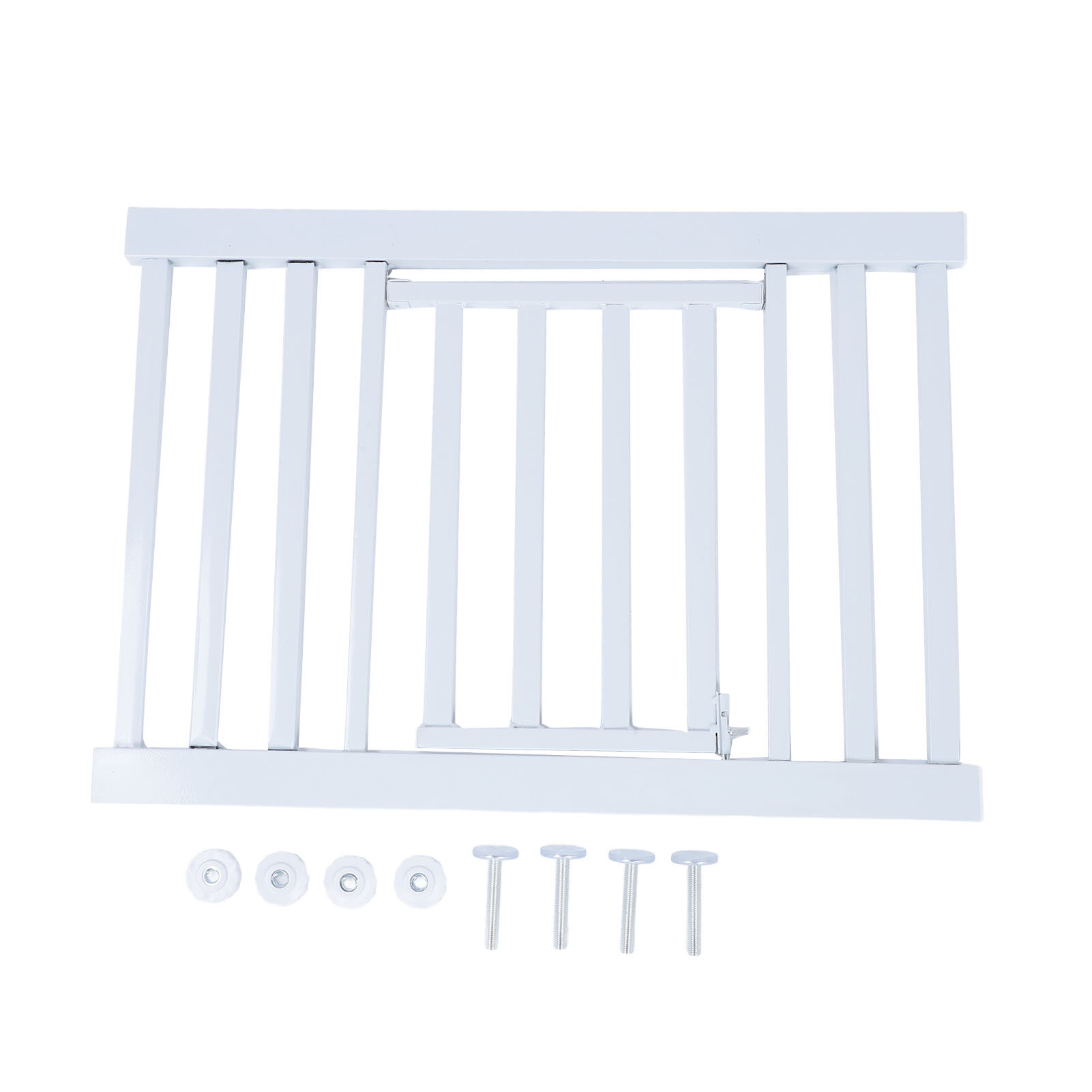 Короткие собачьи ворота, расширяемые, с низким прижимным креплением, легко перешагиваемые через собачьи ворота для внутренних дверных проемов и лестниц S 69‑75 см