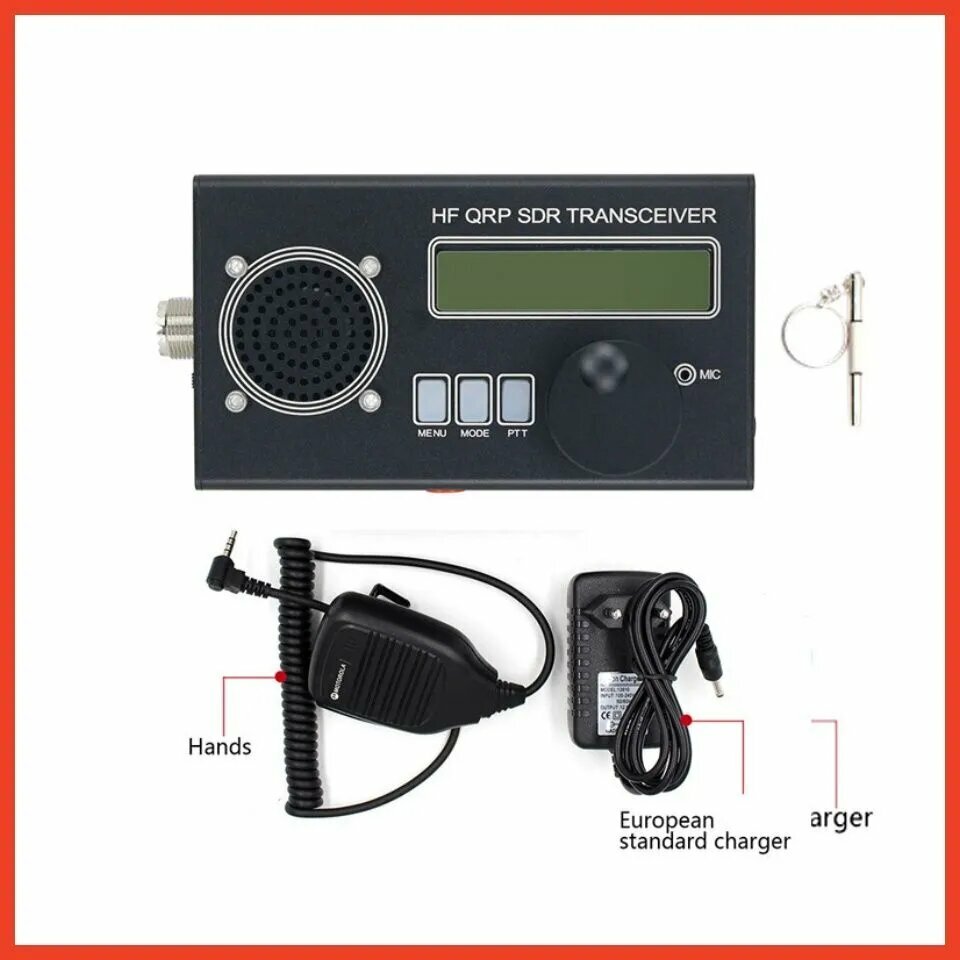 USDX QRP коротковолновый радио трансивер SDR трансивер 8-диапазонный, Набор инструментов