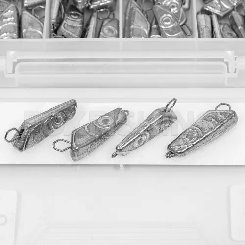 Груза "чебурашки" разборные Trigger Baits "Микс-набор" №25 6/8/10/12/14/16гр. -60шт. +коробка