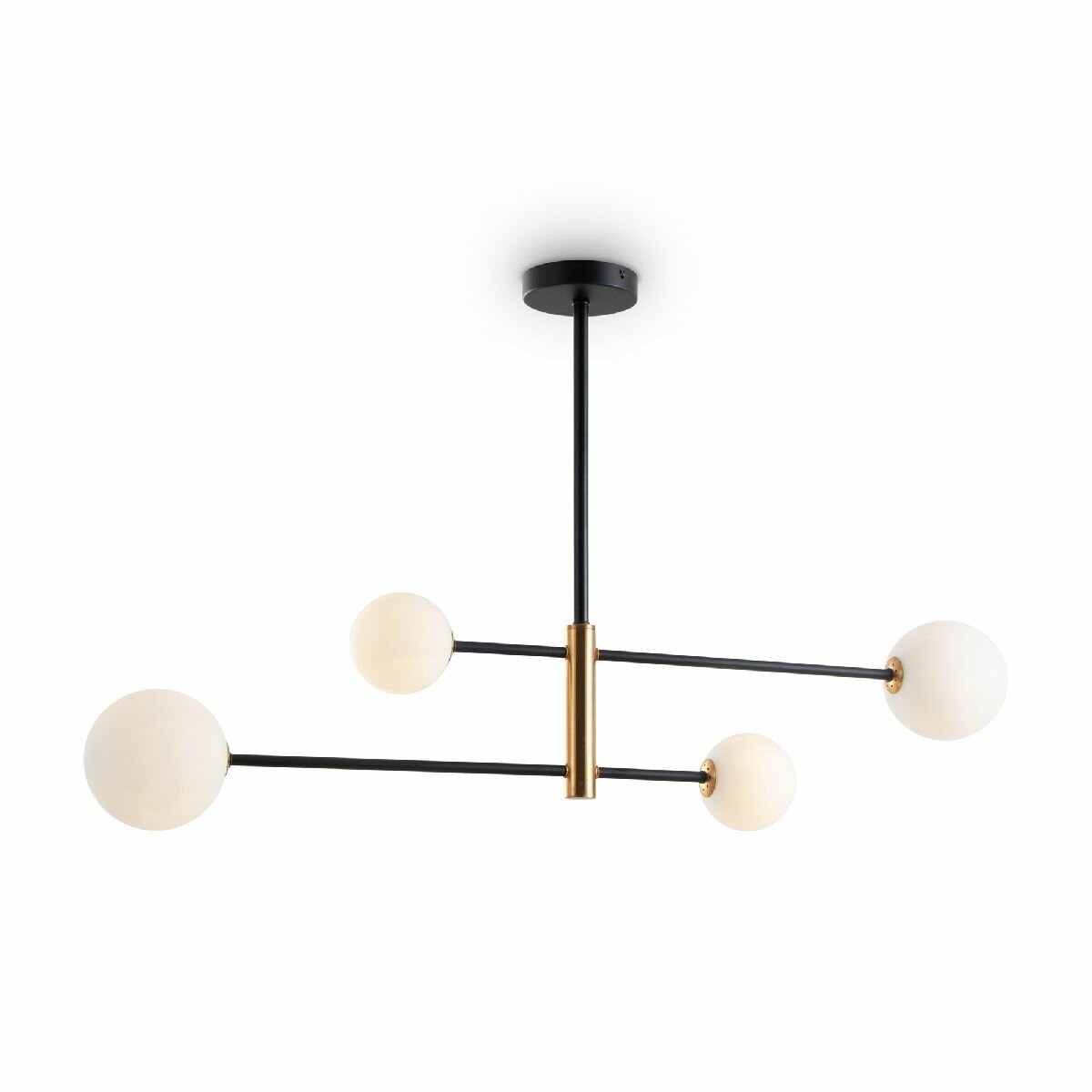 Люстра на штанге Freya Sphirity FR5376CL-04B, в стиле модерн