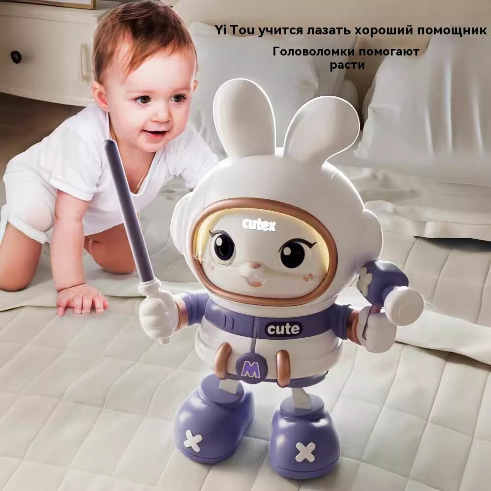 Детская интерактивная музыкальная игрушка с барабаном и игрушечным телефоном. Развивающий центр для малыша. Подарок для девочки или мальчика на 1 годик.