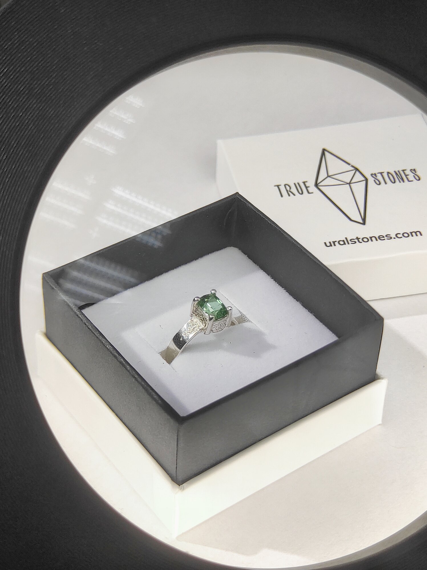 Кольцо-кулон True Stones, турмалин