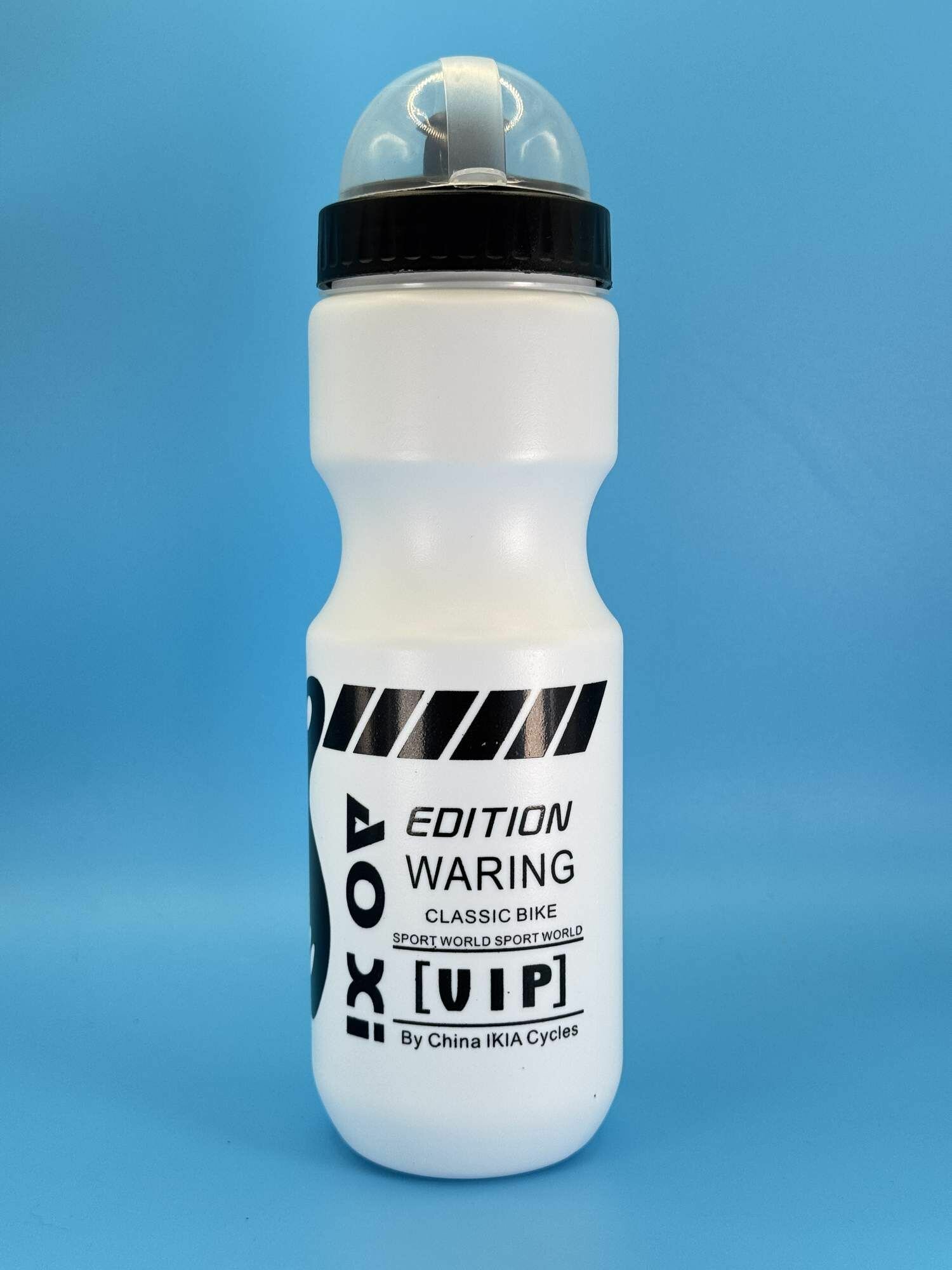Бутылка фляга для воды на велосипед 600мл Белая