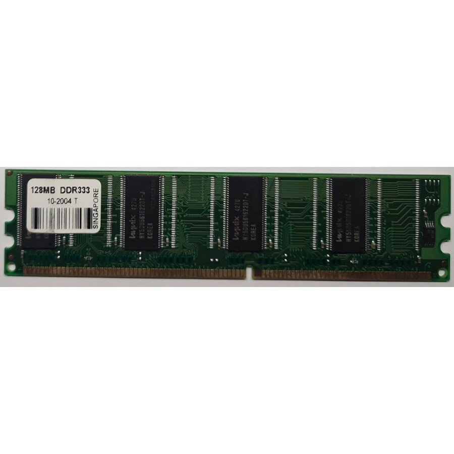 Модуль памяти DIMM DDR333 PC2700 128Mb Hynix (HYNIX HYMD216646A6J-J)