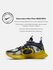 Кроссовки NIKE, размер 4.5 US, серый/желтый