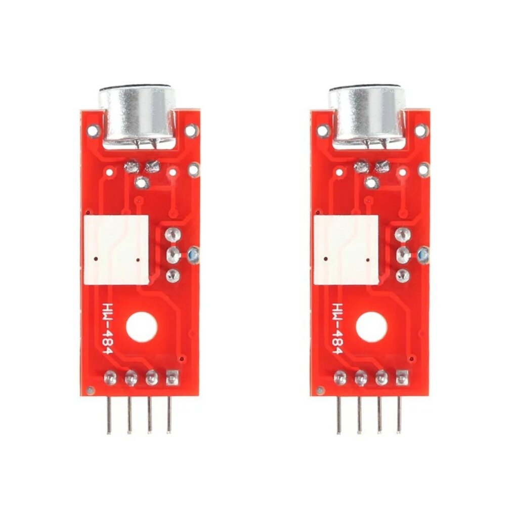 Модуль Обнаружения звука Микрофонов из 2 частей с Регулируемым Потенциометром для различных Аудиосистем, Индикаторы мощности Окружающей среды