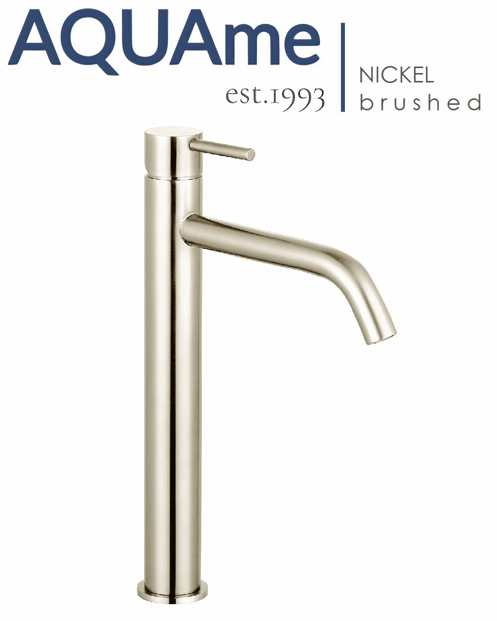 Смеситель для раковины AQUAme Siena шлифованный никель AQM6214BN